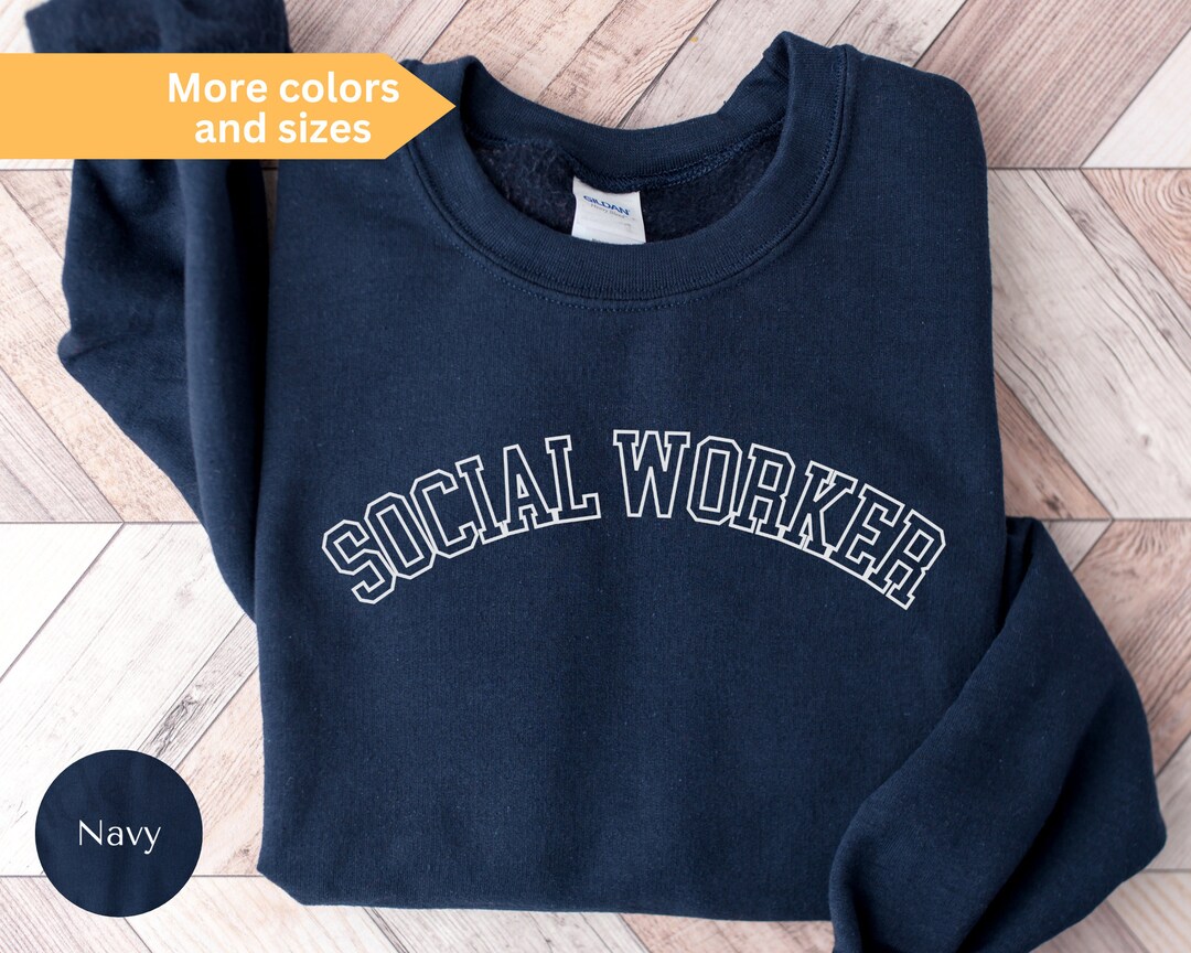 Social Worker Sweatshirt, LSW MSW Gifts, Social Worker Shirt, Social ...