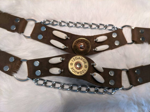 Genuine handmade leather boot straps | Etsy