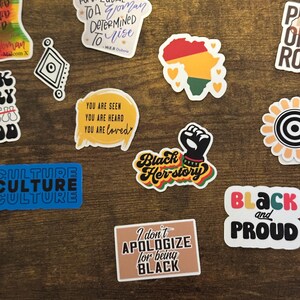 Black Herstory Stickers - Black History Month Planner Stickers ...