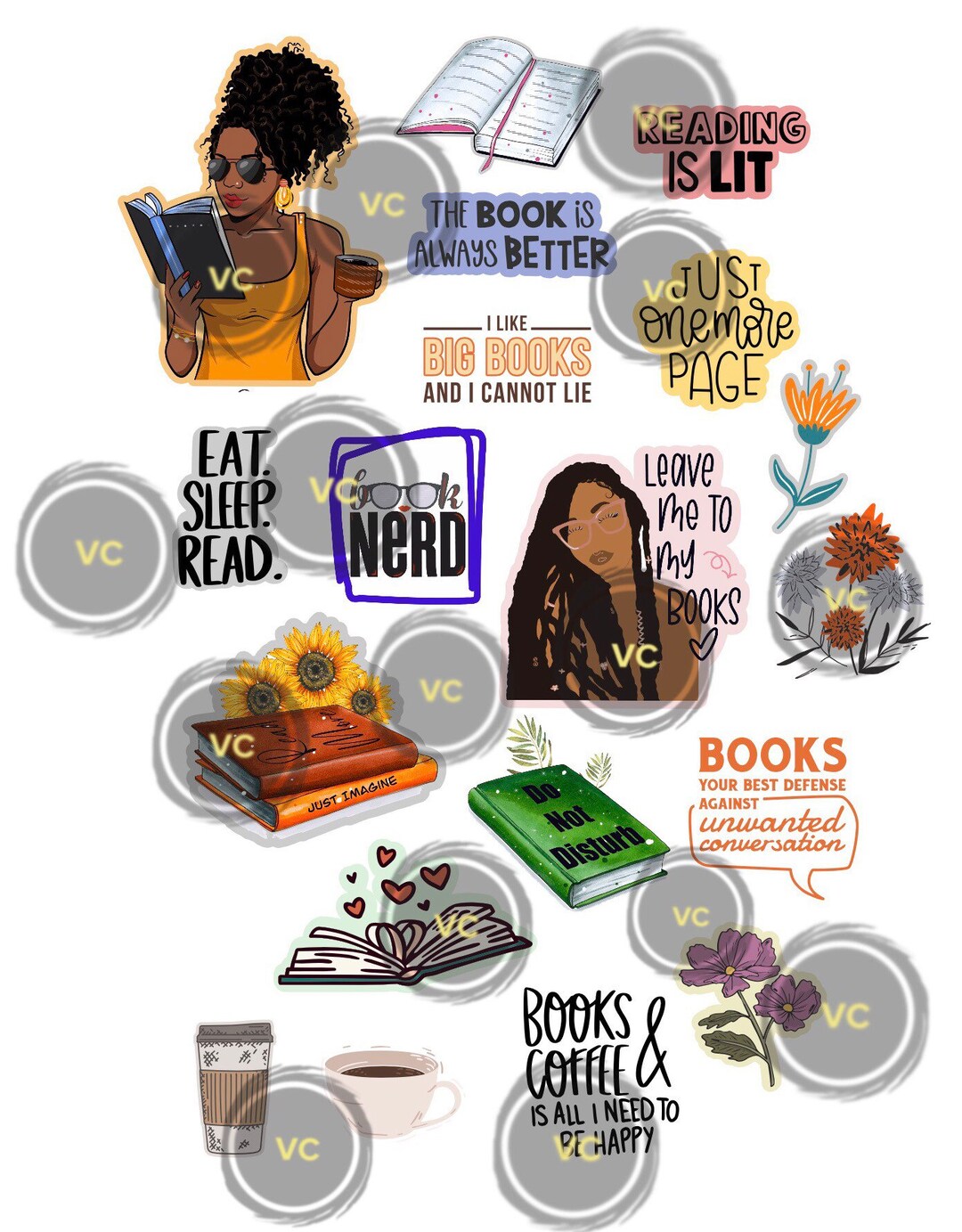 Beauty and Brains - Black Girl Planner Stickers - Black Woman Handmade ...