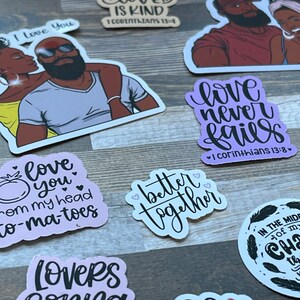 Black Love Stickers - African American Planner Stickers - Handmade ...