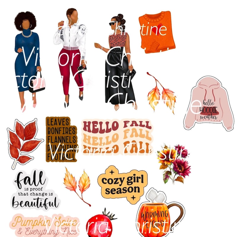 Fall Planner Stickers - Etsy