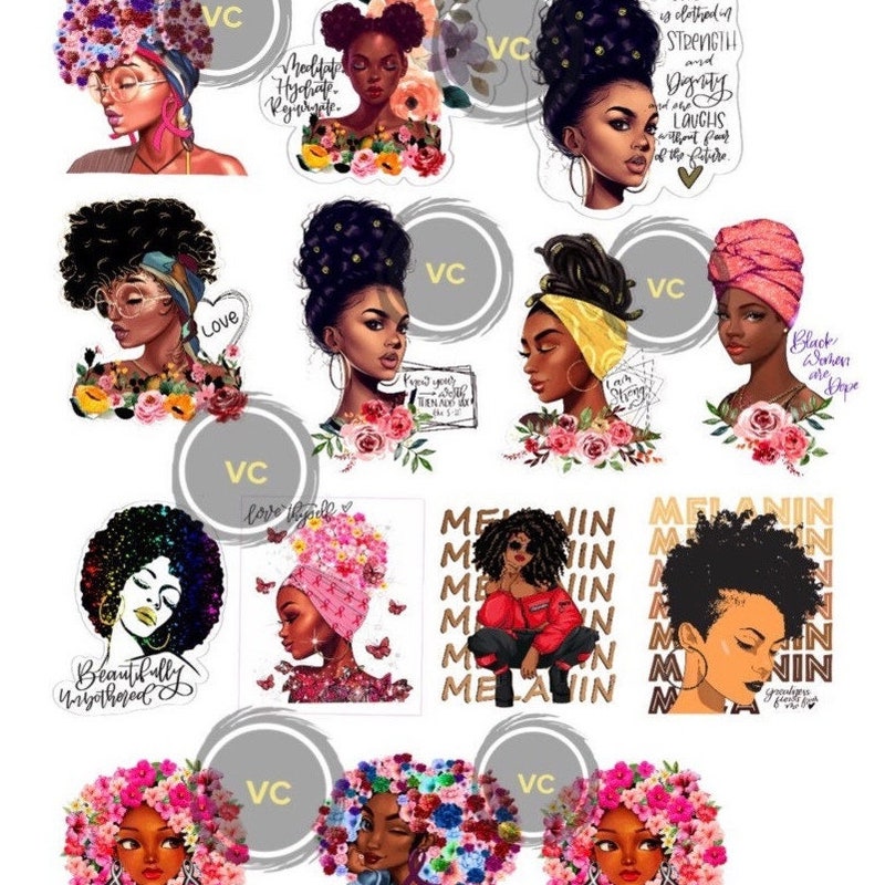 African Stickers - Etsy