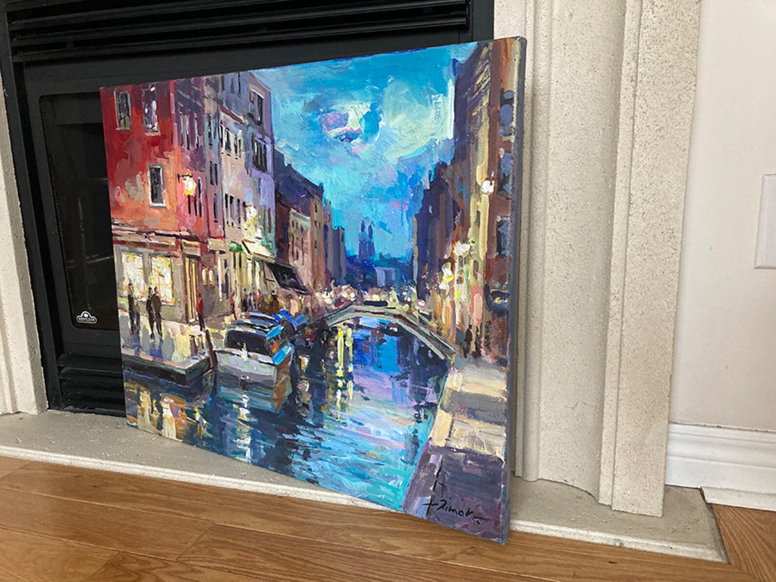VENICE Original Oil Painting on 24x30 Canvas by Dima K Italian ...