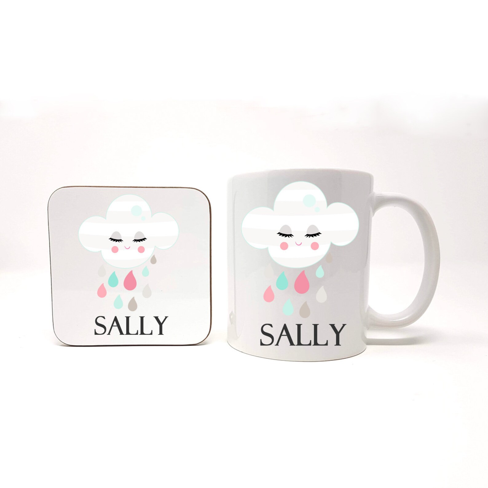 Cloud Gift Set Personalised Cloud Gift Set Pretty Mugs | Etsy