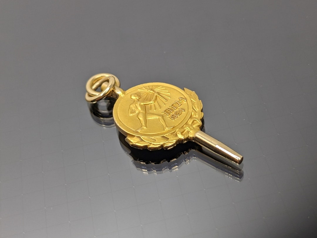 Vintage 10K Gold Pi Gamma Mu Social Sciences Honor Society 1924/58 Fob ...