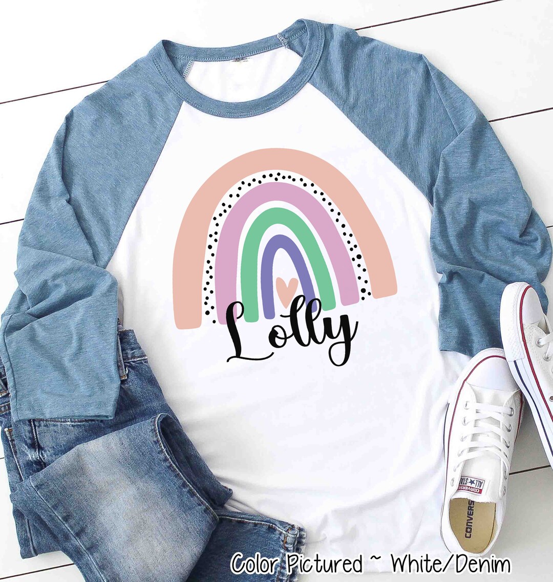 Lolly Rainbow Shirt, Custom Lolly Shirt, Gift for Lolly, Mothers Day ...