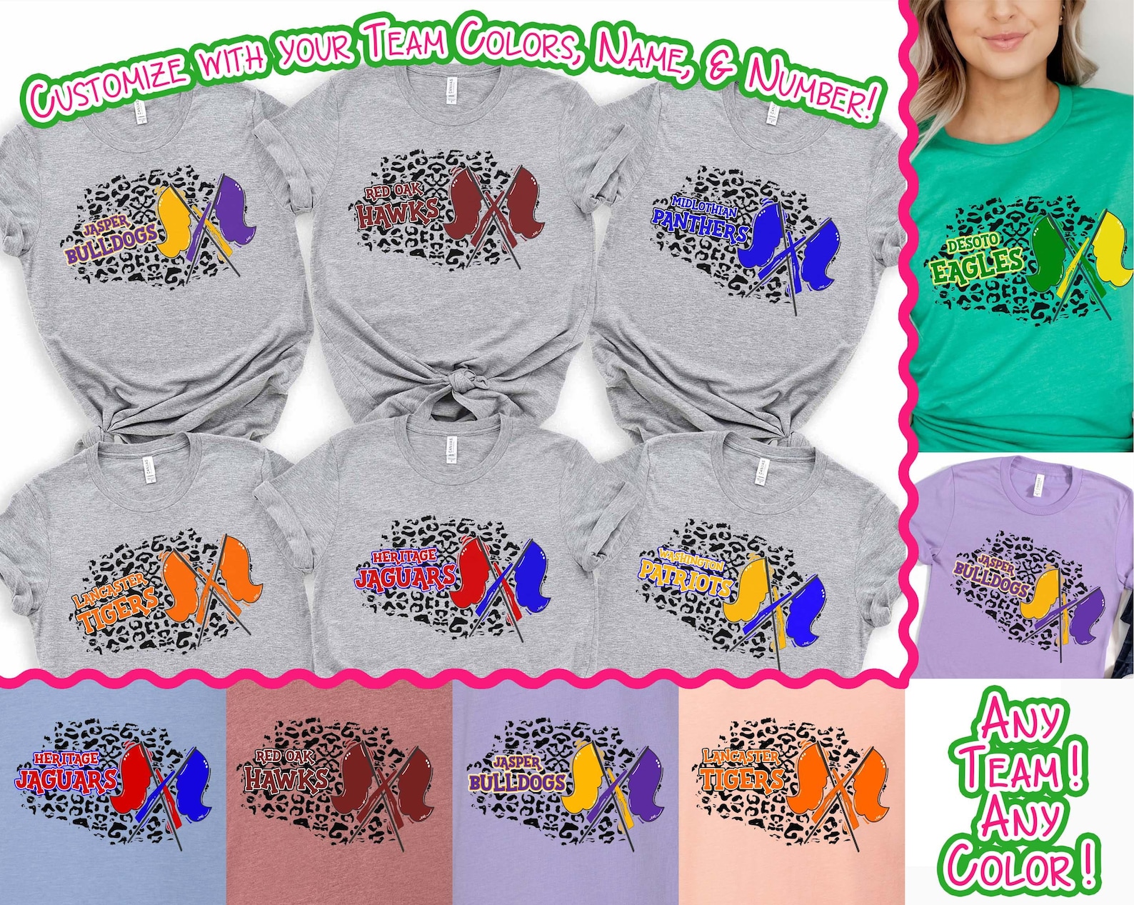 Personalized Color Guard Shirt, Color Guard Mom Shirt, High School ...