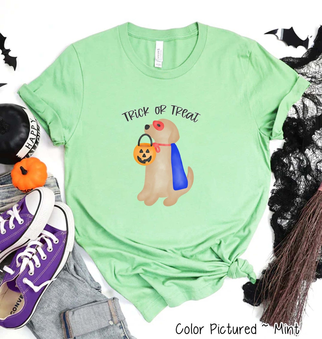 Yellow Lab Halloween Shirt, Cute Halloween Shirt, Halloween Tee, Kids ...