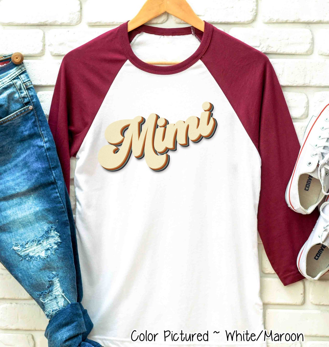 Retro Mimi Shirt, Custom Mimi Shirt, Gift for Mimi, Gift for Her ...