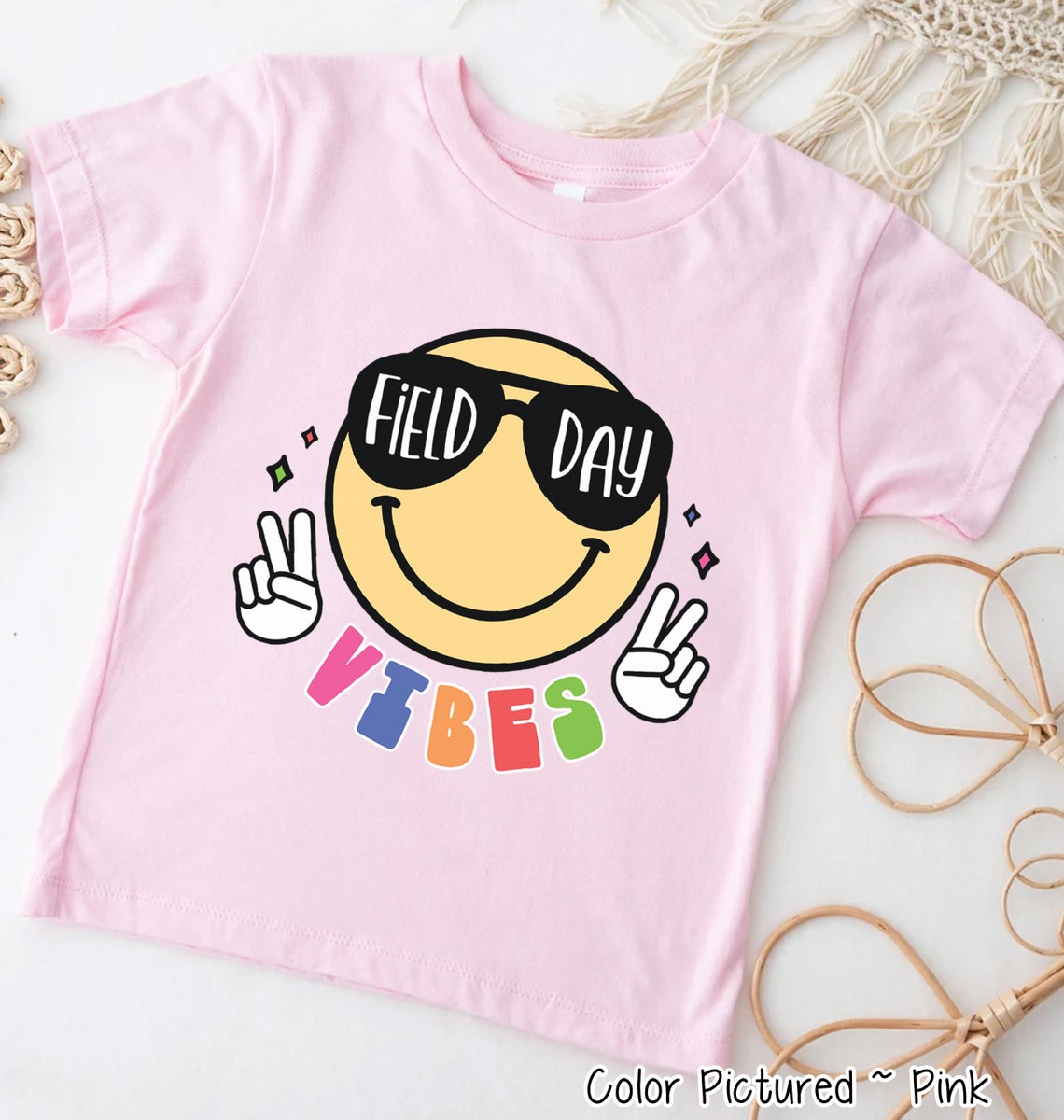 Smile Field Day Vibes Shirt, Field Day Squad Shirt , Field Day Shirt ...