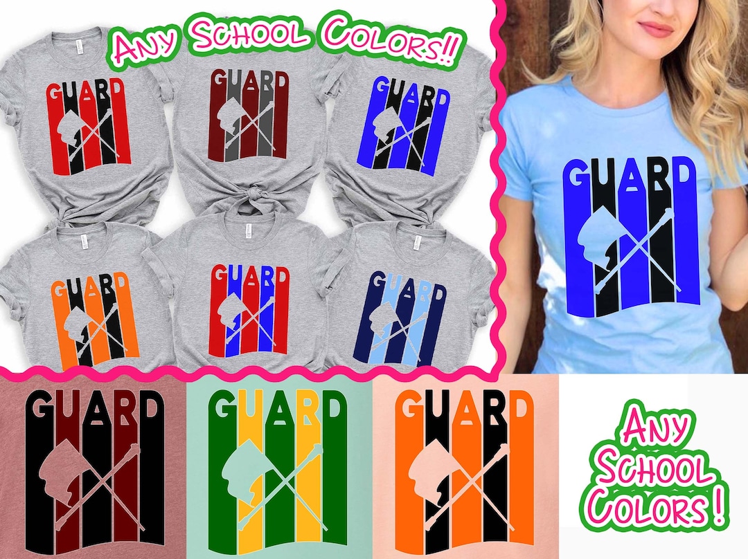 Custom Color Guard Shirt, Color Guard Mom Shirt, High School Marching ...