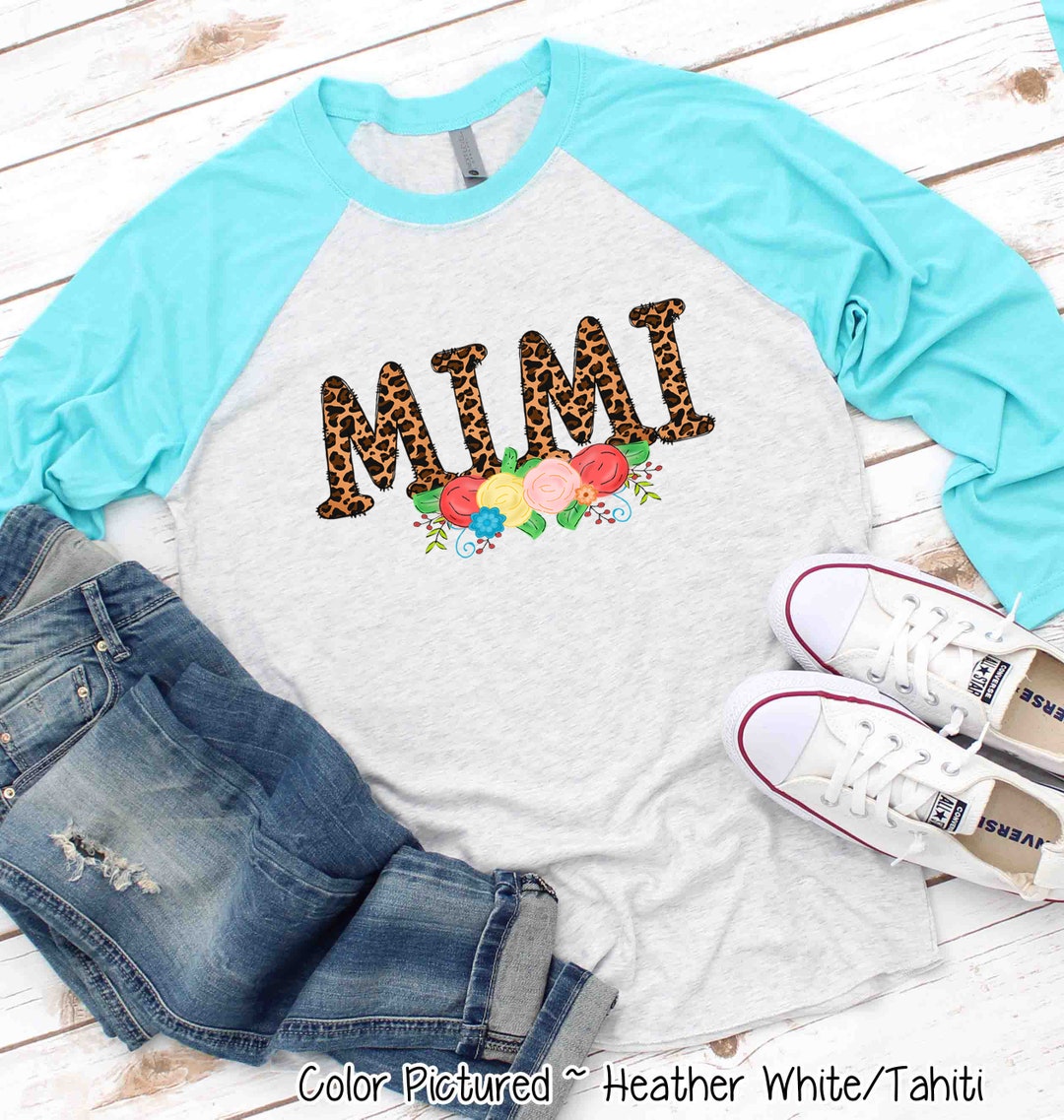 Leopard Print Mimi Shirt, Custom Mimi Shirt, Mimi Cute T Shirt, Gift ...