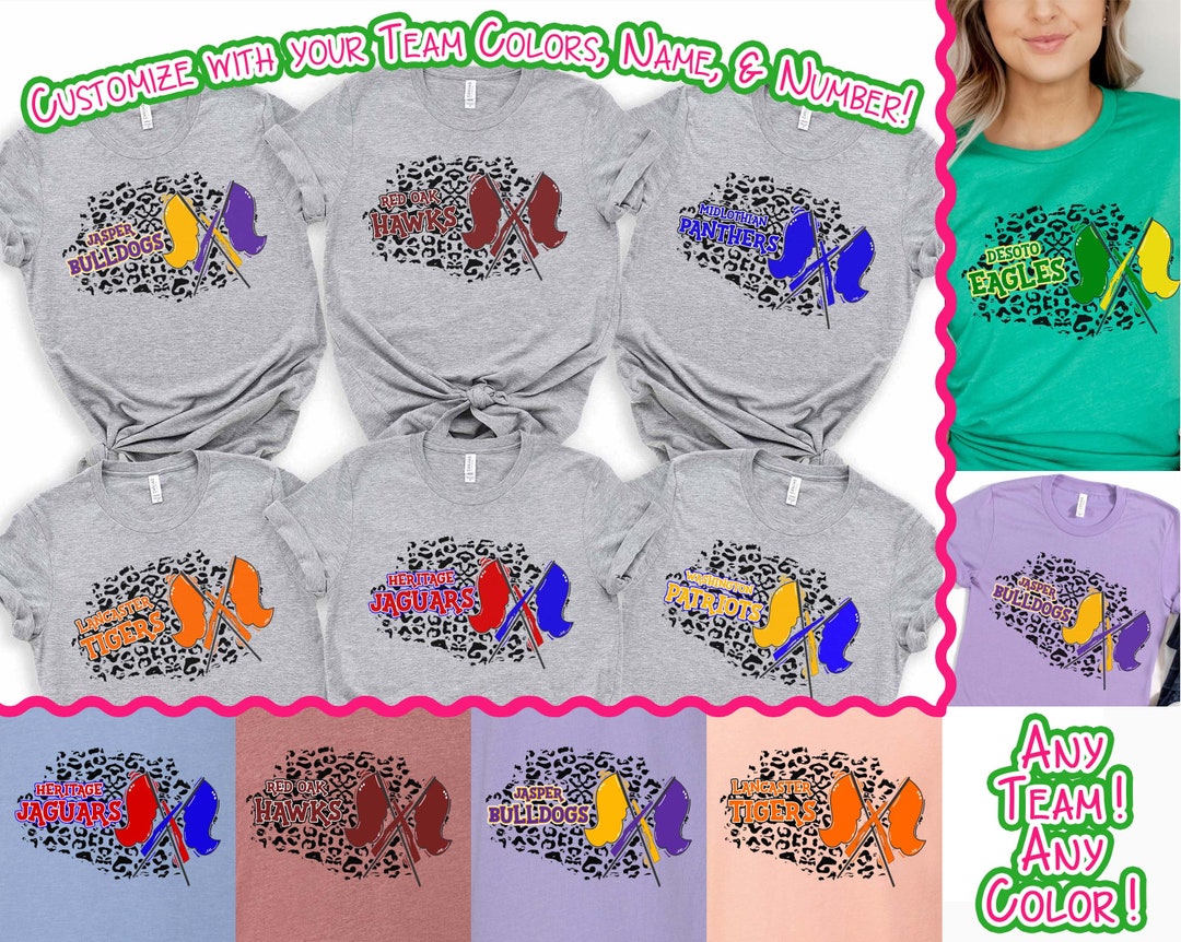 Personalized Color Guard Shirt, Color Guard Mom Shirt, High School ...