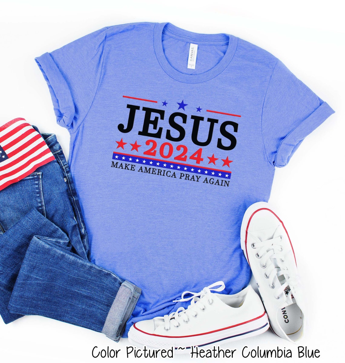 Jesus 2024 Election Sweatshirt, Make America Pray Again 2024 Tee ...