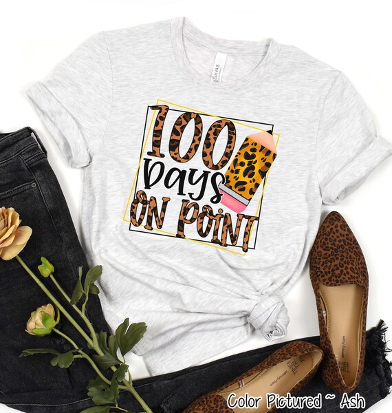 100 Days on Point Teacher Team Shirts Teacher Gift for - Etsy