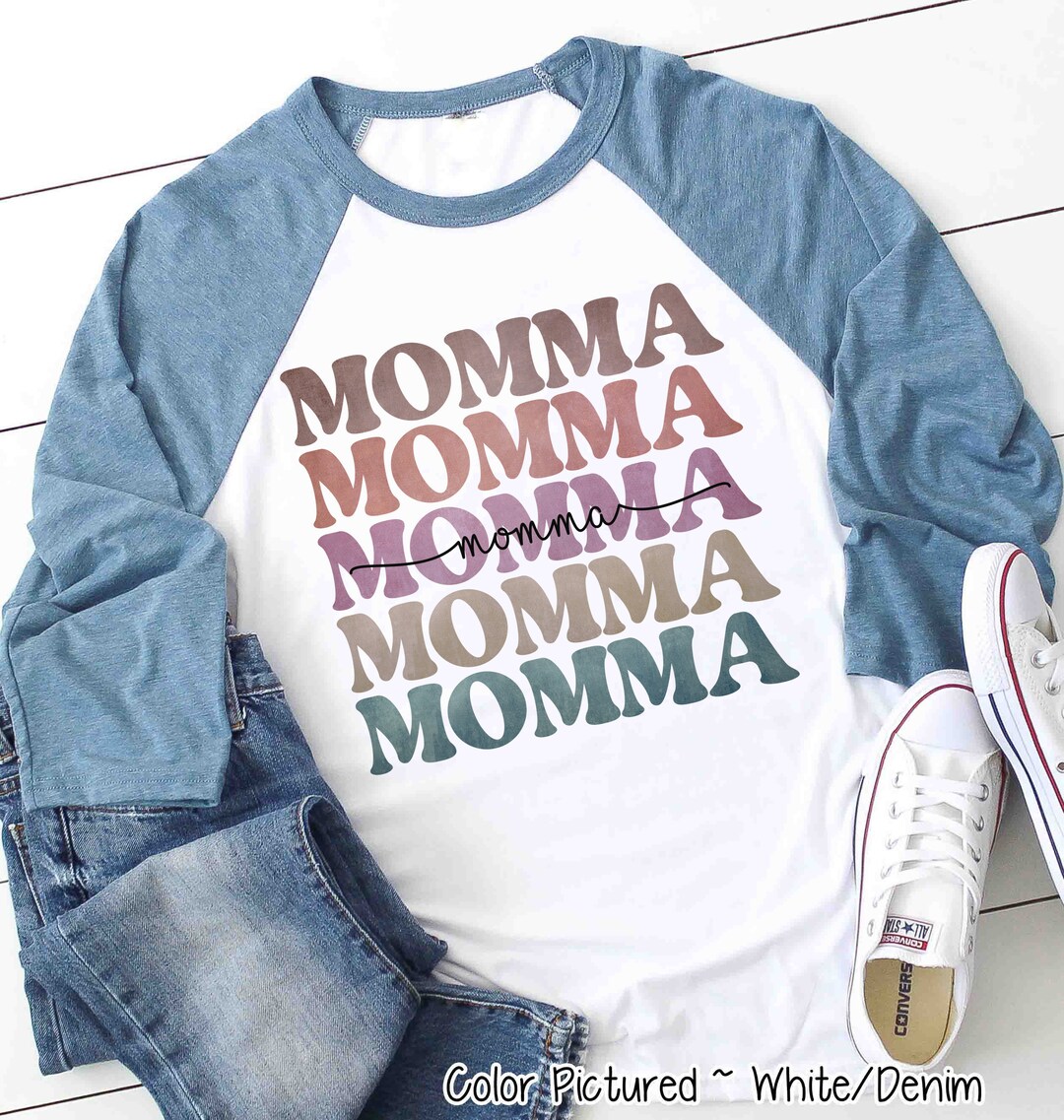 Retro Momma Shirt, Custom Momma Shirt, Gift for Momma, Gift for Her ...