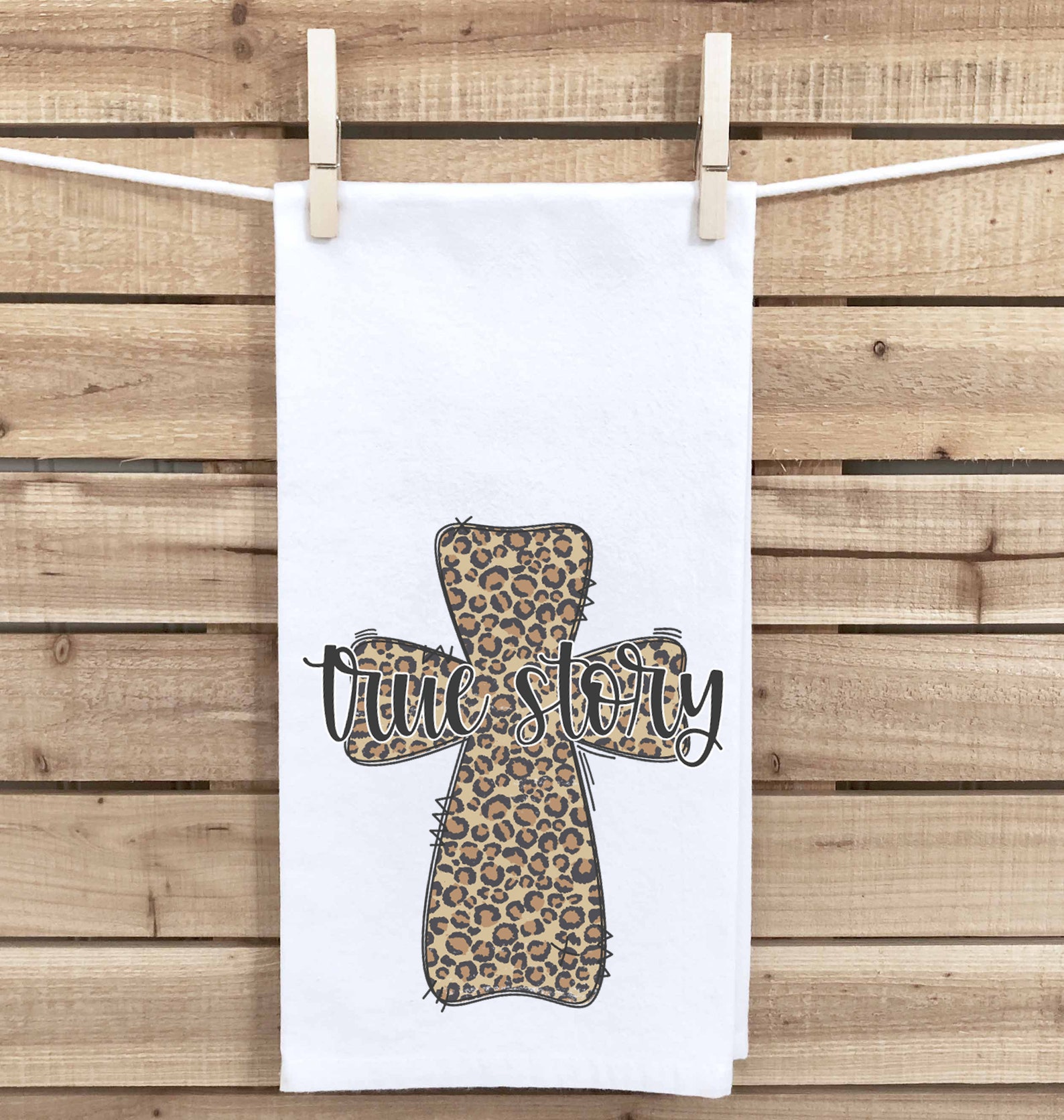 Easter Cross Tea Towel Flour Sack Tea Towels Easter - Etsy