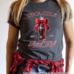 Coquette Coke Sweatshirt Red Bow Coke Shirt Coke Social Club Tee Trendy ...