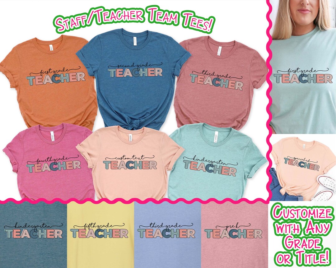 Distress Back to School Teacher Shirt, Preschool Shirt, First Grade ...