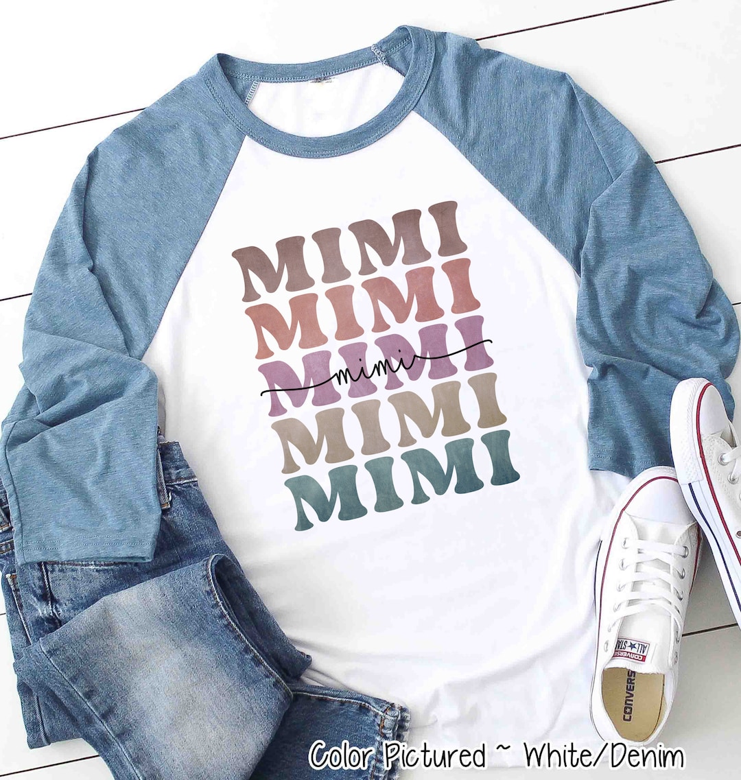 Retro Mimi Shirt, Custom Mimi Shirt, Gift for Mimi, Gift for Her ...