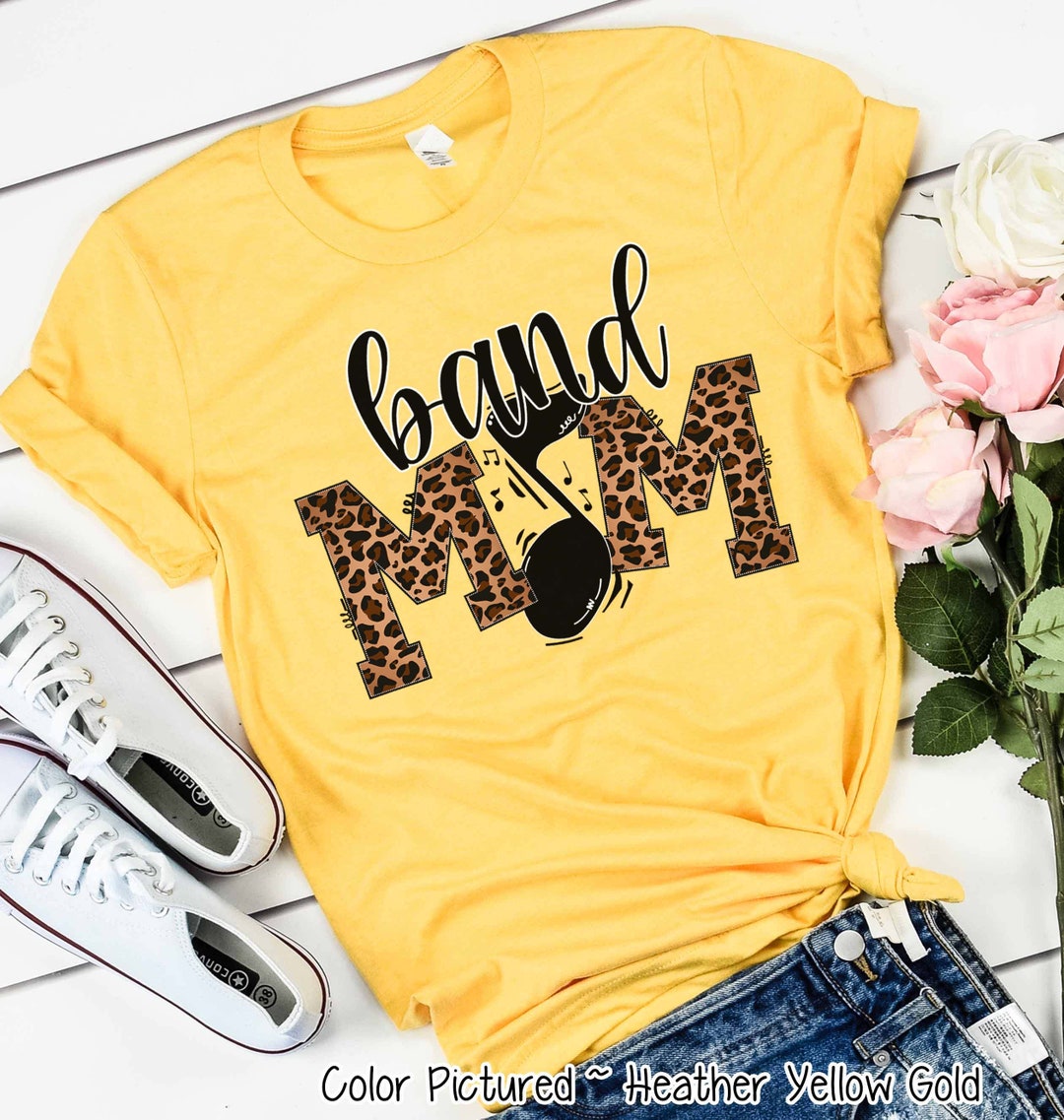 Leopard Band Mom Shirt, T-shirt for Band Mom, Band Mom Life, High ...