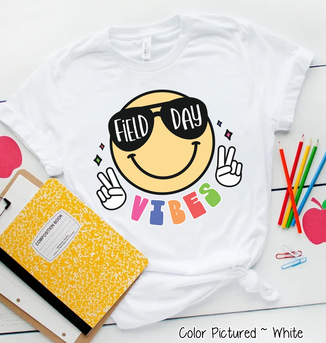 Smile Field Day Vibes Shirt, Field Day Squad Shirt , Field Day Shirt ...