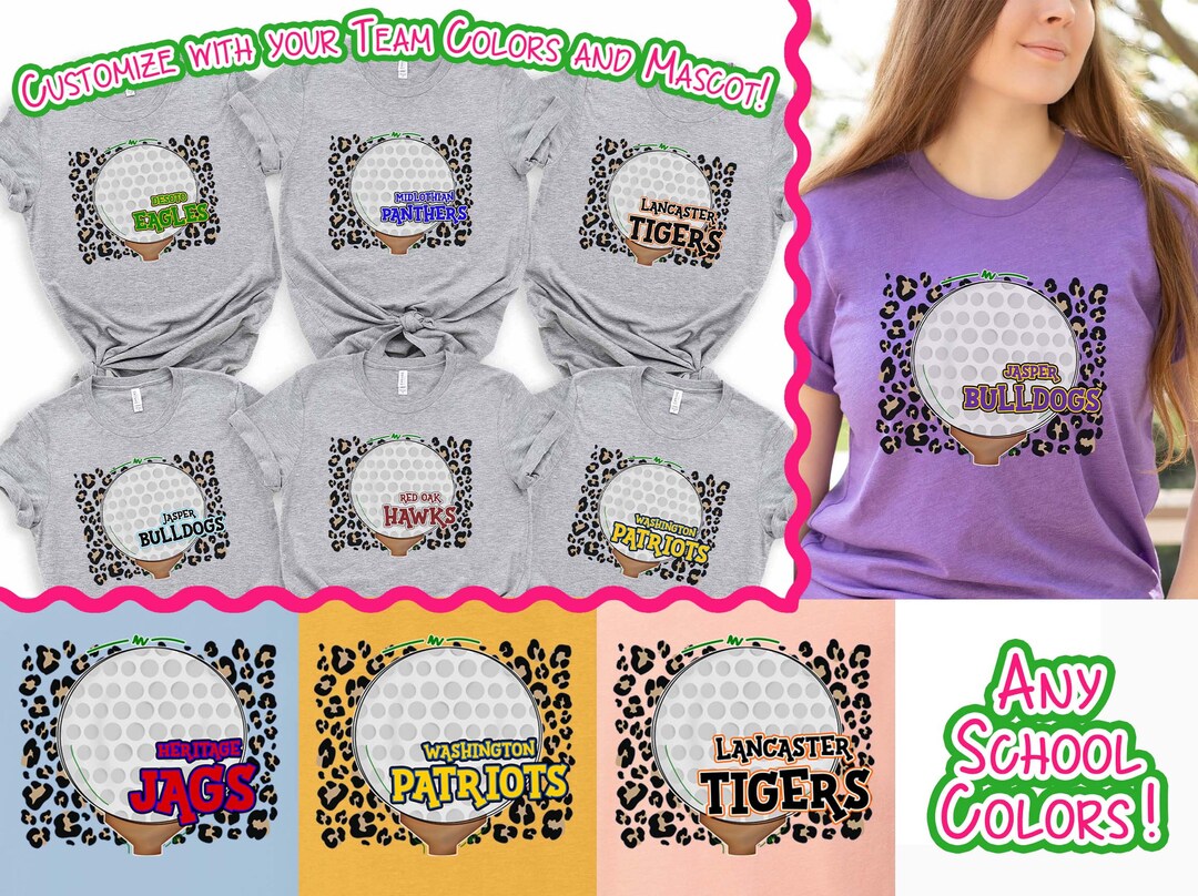 Custom Golf Mom Shirt, Golfer Shirt, Golf Team Shirt, High School Golf ...