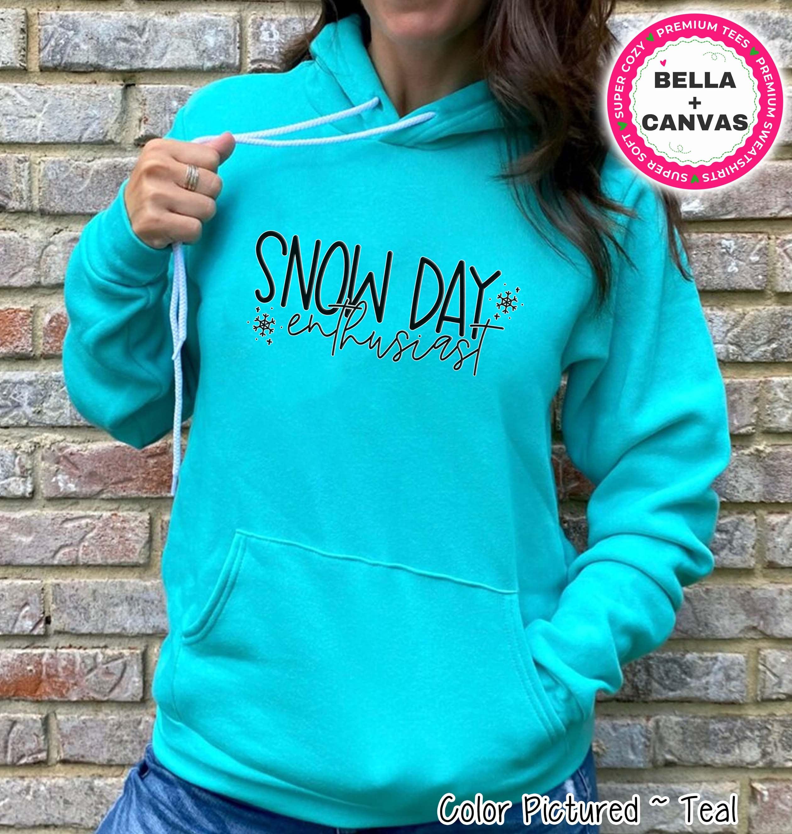Snow Day Enthusiast Sweatshirt, Cute Winter Sweatshirt, Freezing Season ...