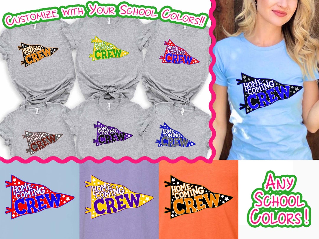 Custom Homecoming Crew Football Shirt, Football Homecoming Shirt ...