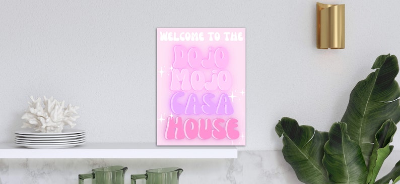 Dojo Mojo Casa House Poster Digital - Etsy