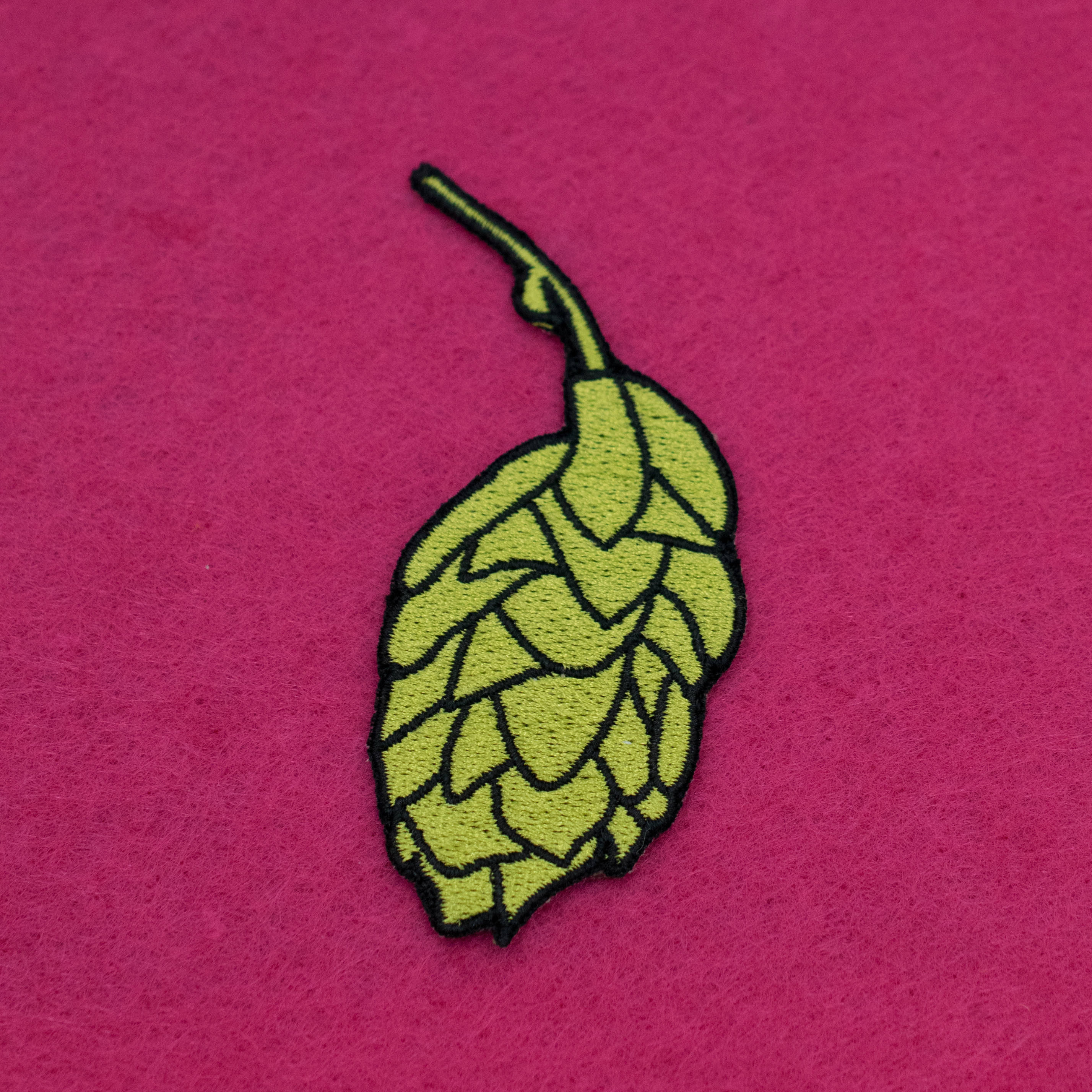 Beer Hops Embroidered Iron-on Patch - Etsy