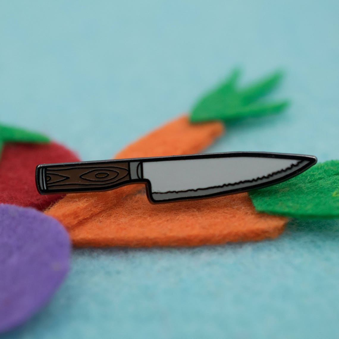 Chefs Knife Hard Enamel Lapel Pin - Etsy