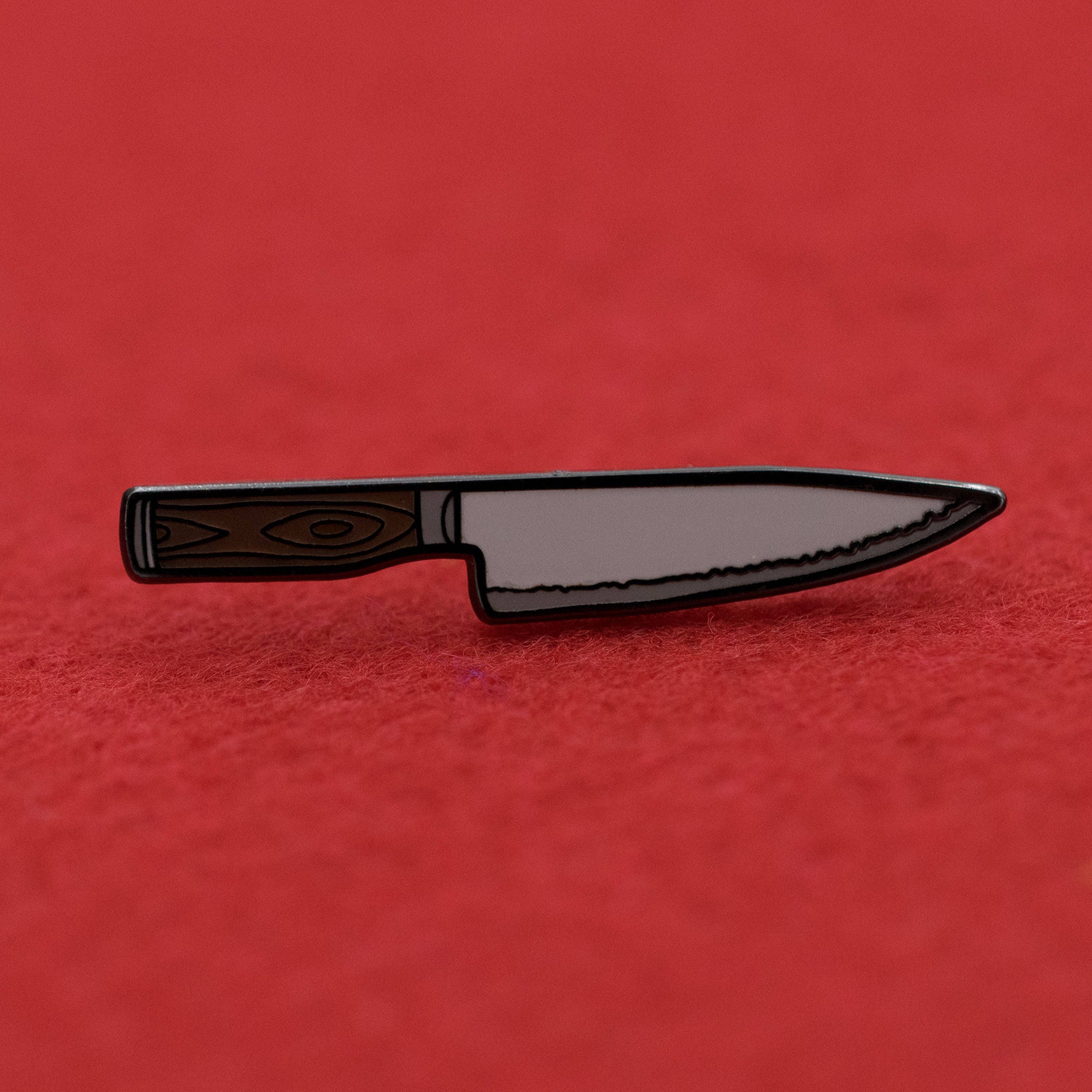 Chefs Knife Hard Enamel Lapel Pin - Etsy
