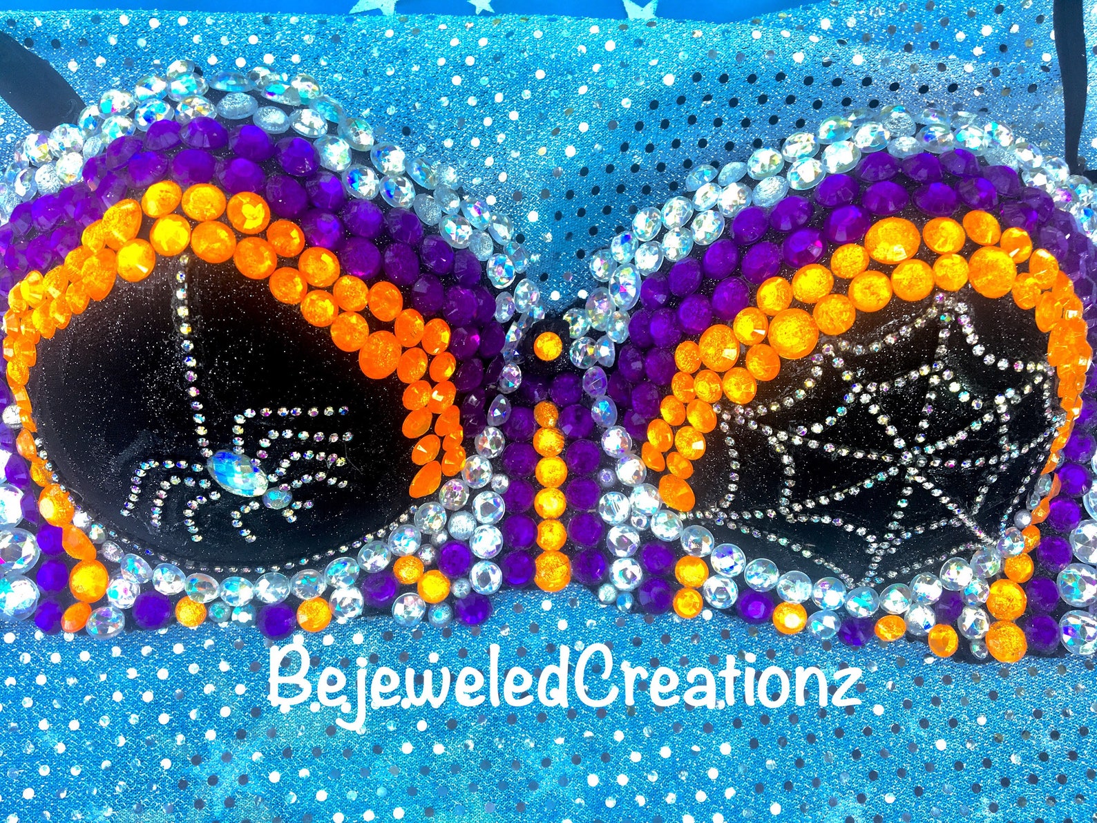 Halloween Bra, Costumes, Rave Bra, Edm Bra, Featival Bra, Spooky, 34 A ...