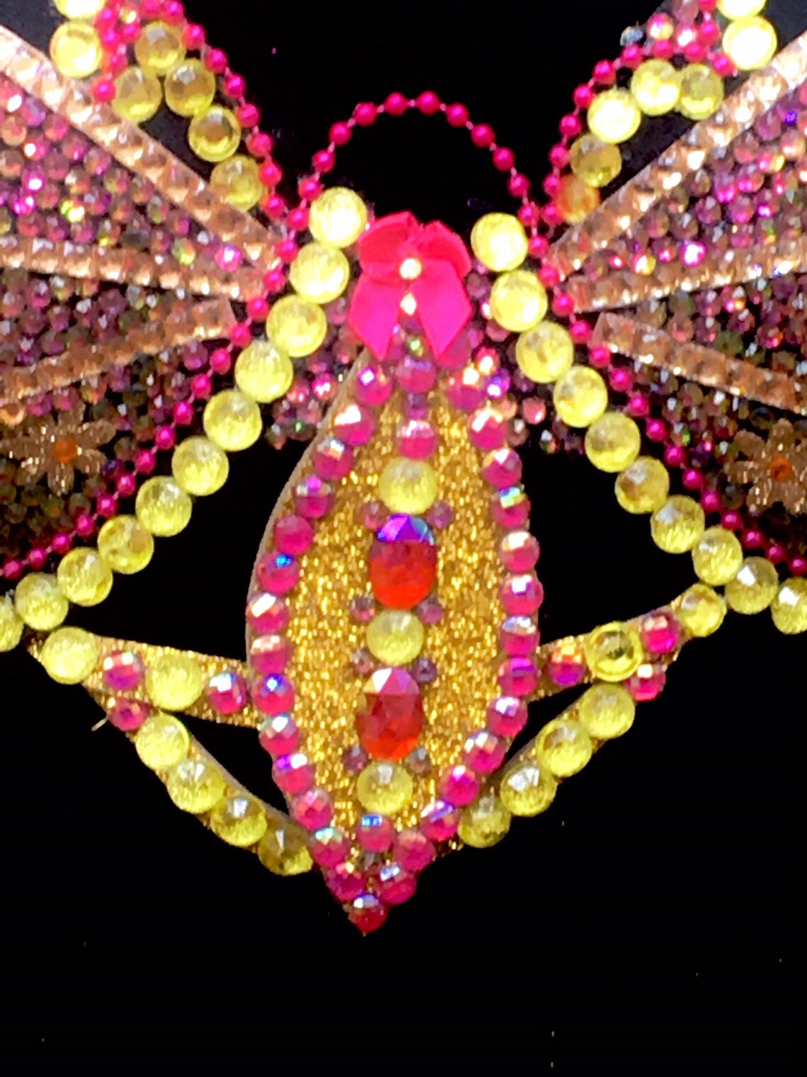 Bejeweled Bra Butterfly Bra Princess Bra 34B Bling Bra - Etsy