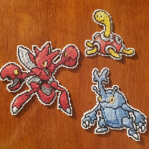 Johto Bug Type Pokemon Cross Stitch - Etsy