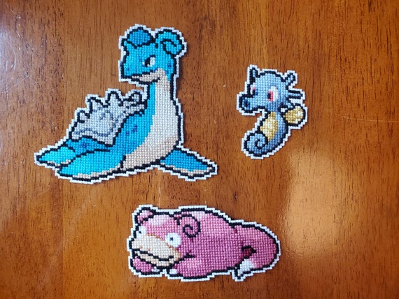 Kanto Water Type Pokemon Cross Stitch | Etsy