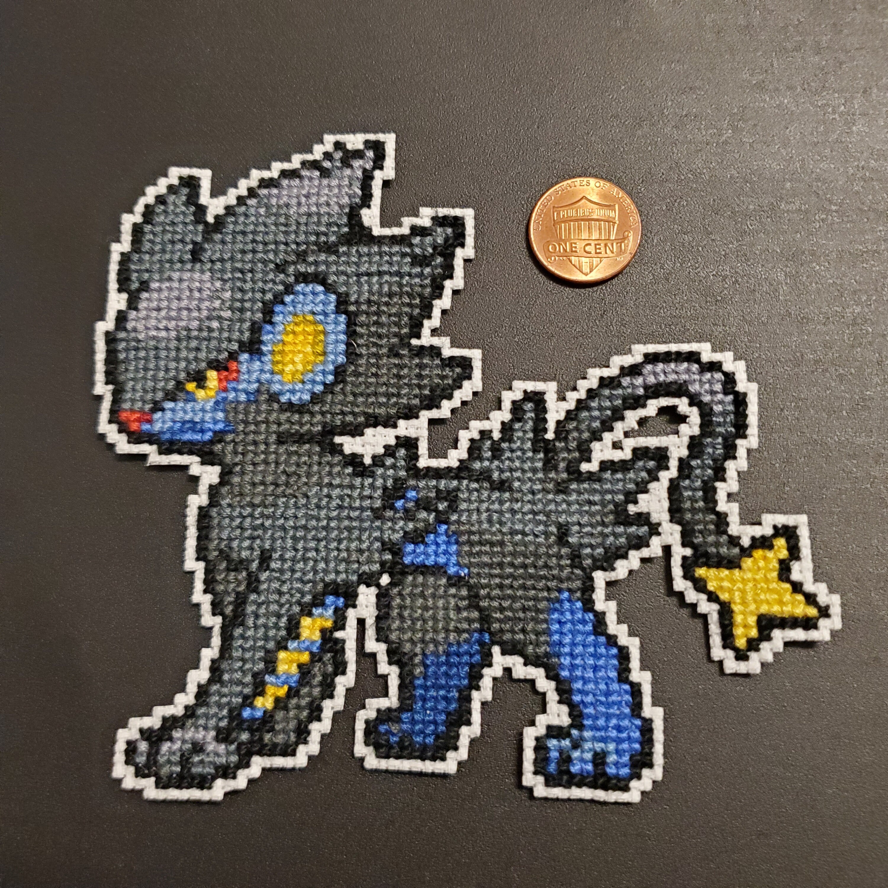 Shinx Luxio and Luxray Cross Stitch | Etsy