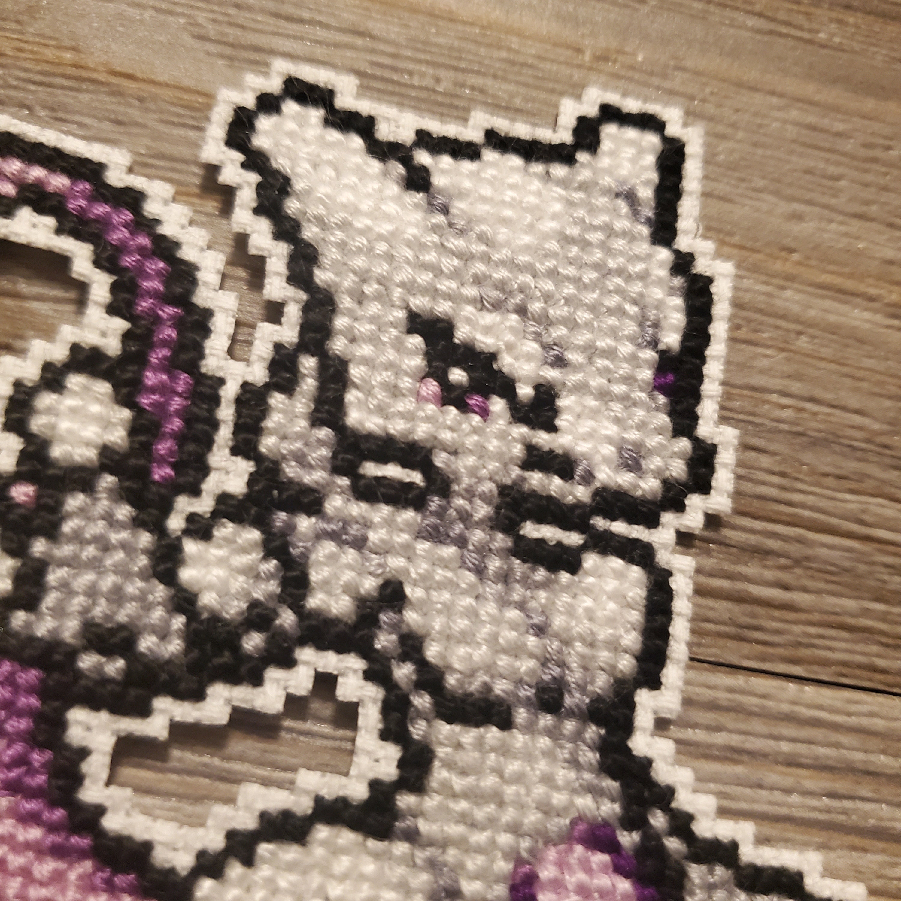 Mewtwo Cross Stitch - Etsy