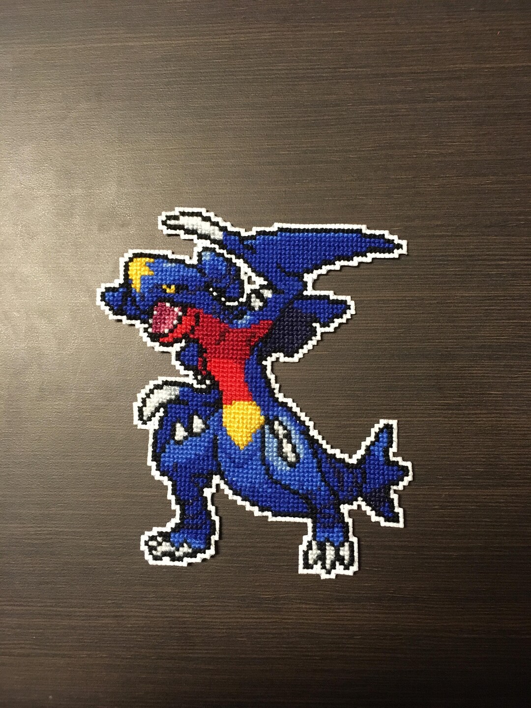 Garchomp Cross Stitch - Etsy