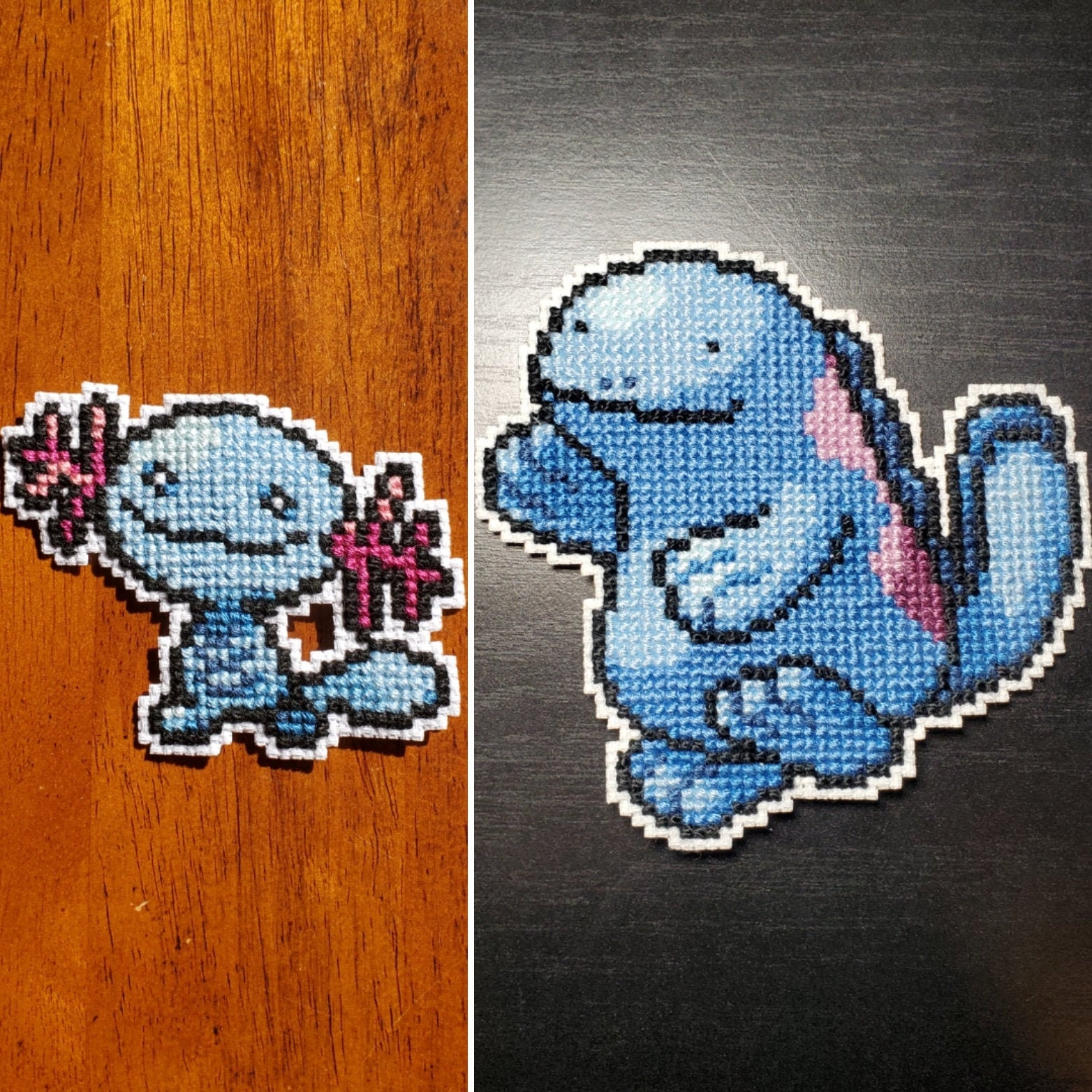 Wooper and Quagsire Cross Stitch | Etsy