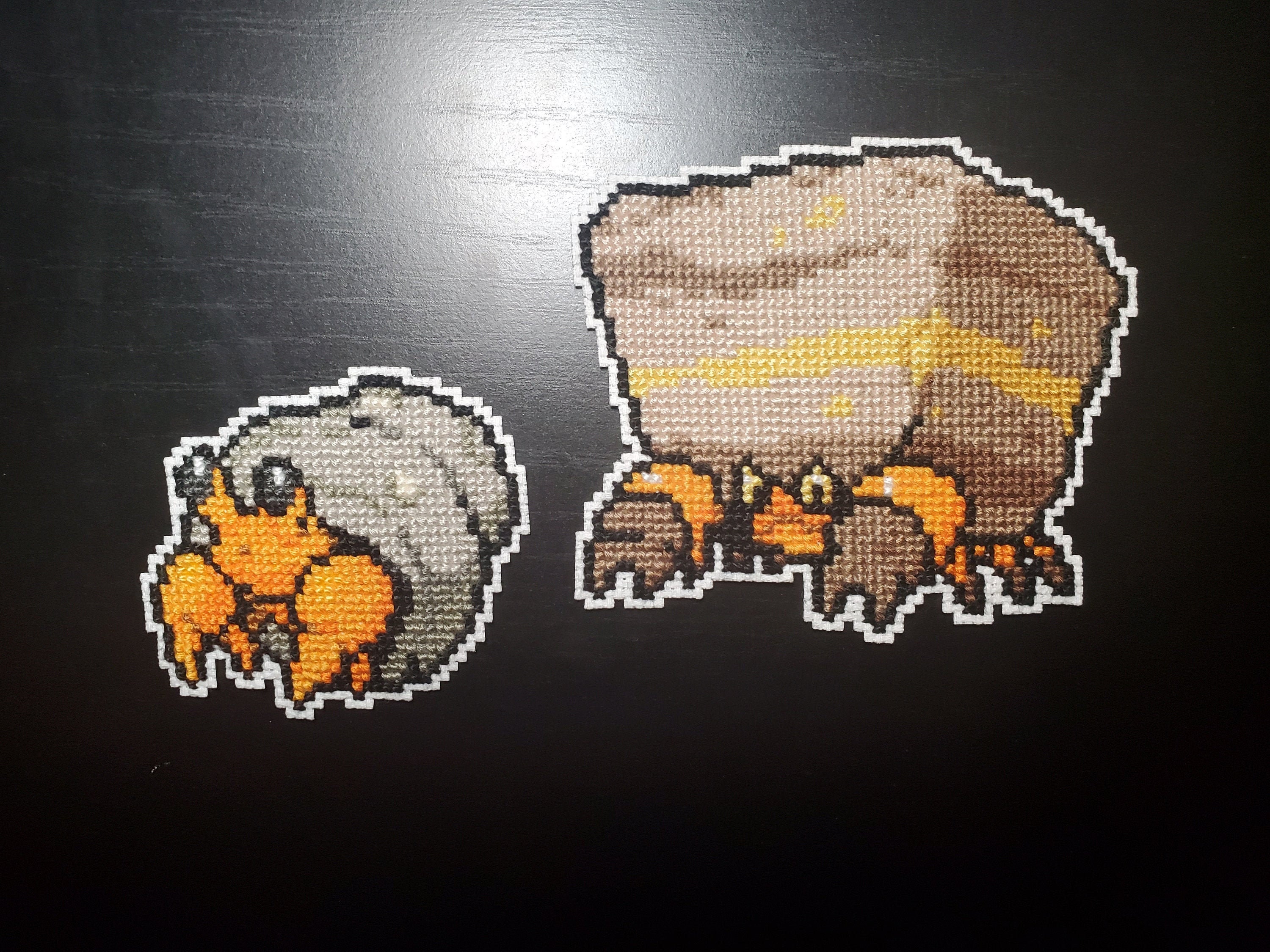 Dwebble and Crustle Cross Stitch - Etsy