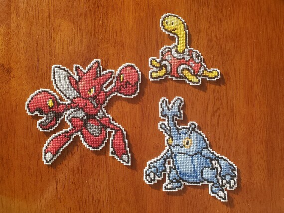 Johto Bug Type Pokemon Cross Stitch - Etsy