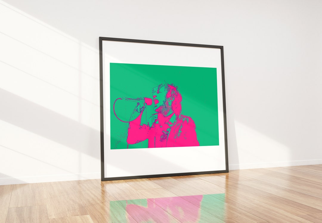 Thom Yorke Radiohead 'SCREAM' Original Rock Wall Art Impresión Glicee ...