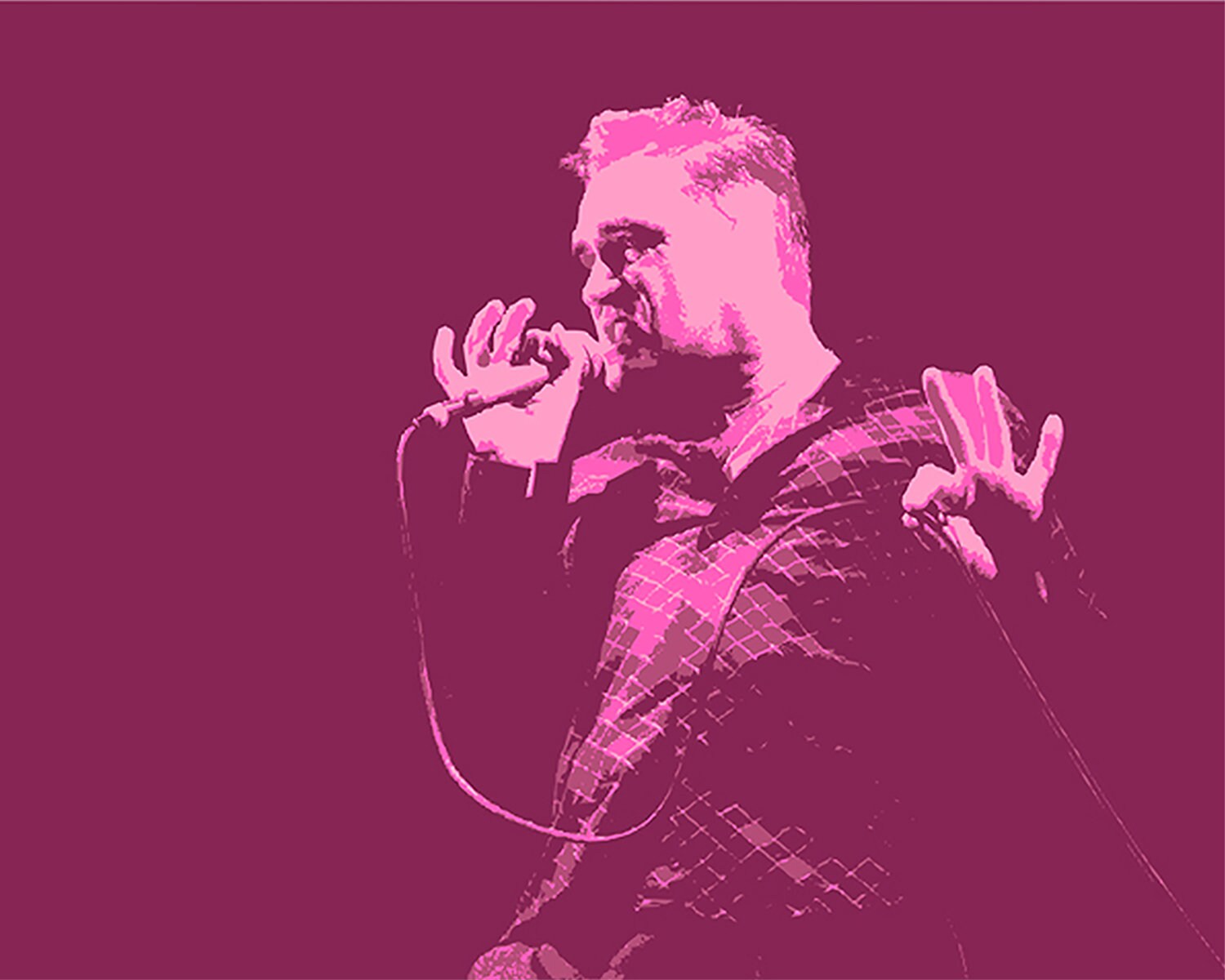 Morrissey 'PURPLE SASS' Cuadrado: 12x12, 15x15 arte de pared Morrissey ...