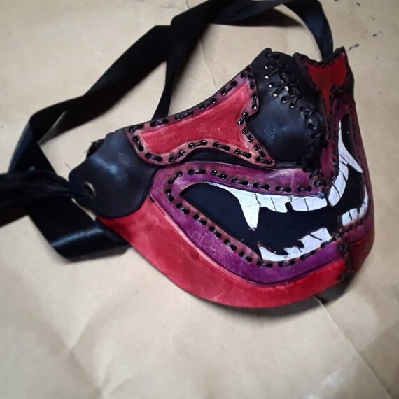 Leather Oni Mask Diy Pattern Great For Beginners | Etsy
