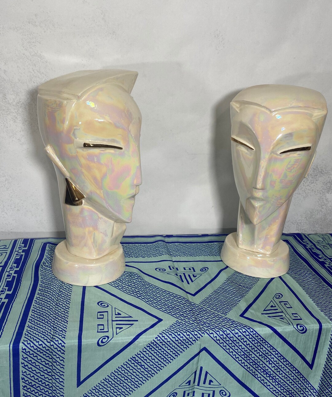Iridescent RARE Head Busts in the Style of 80s Store Mannequin/head ...