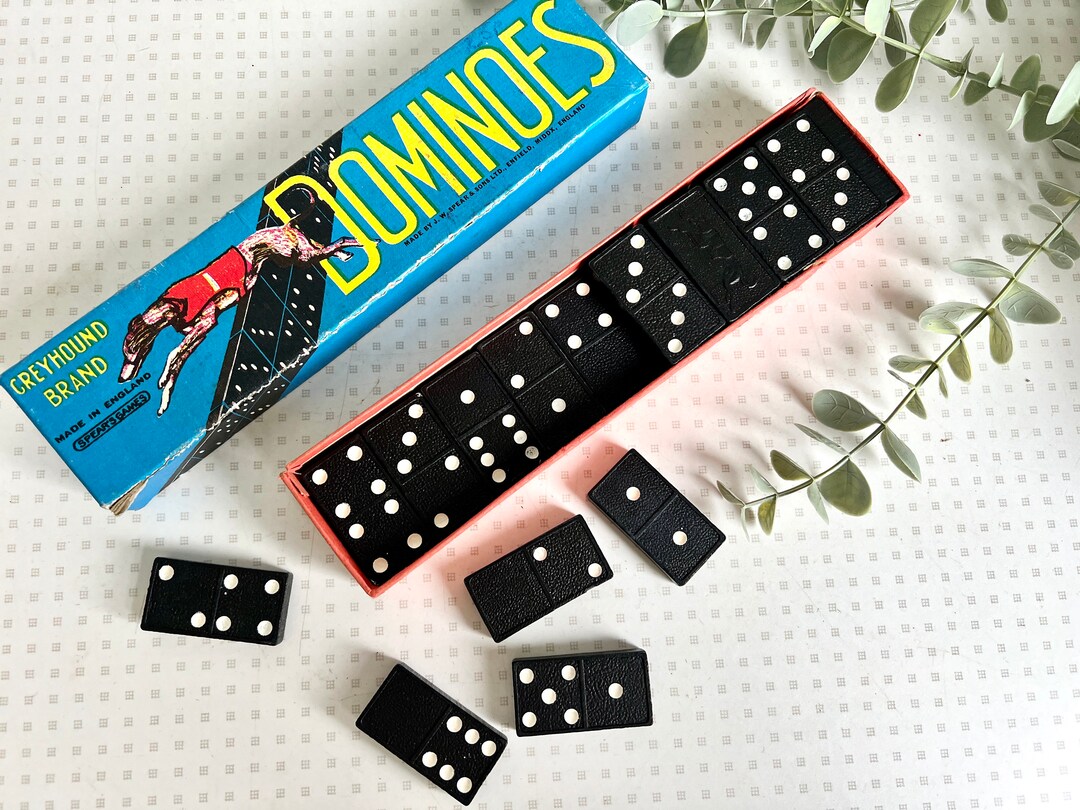Vintage Spears Games Dominoes Set in Box From the 1970s - Etsy