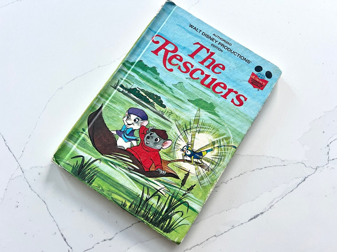 Vintage Walt Disney the Rescuers Book From 1977 - Etsy